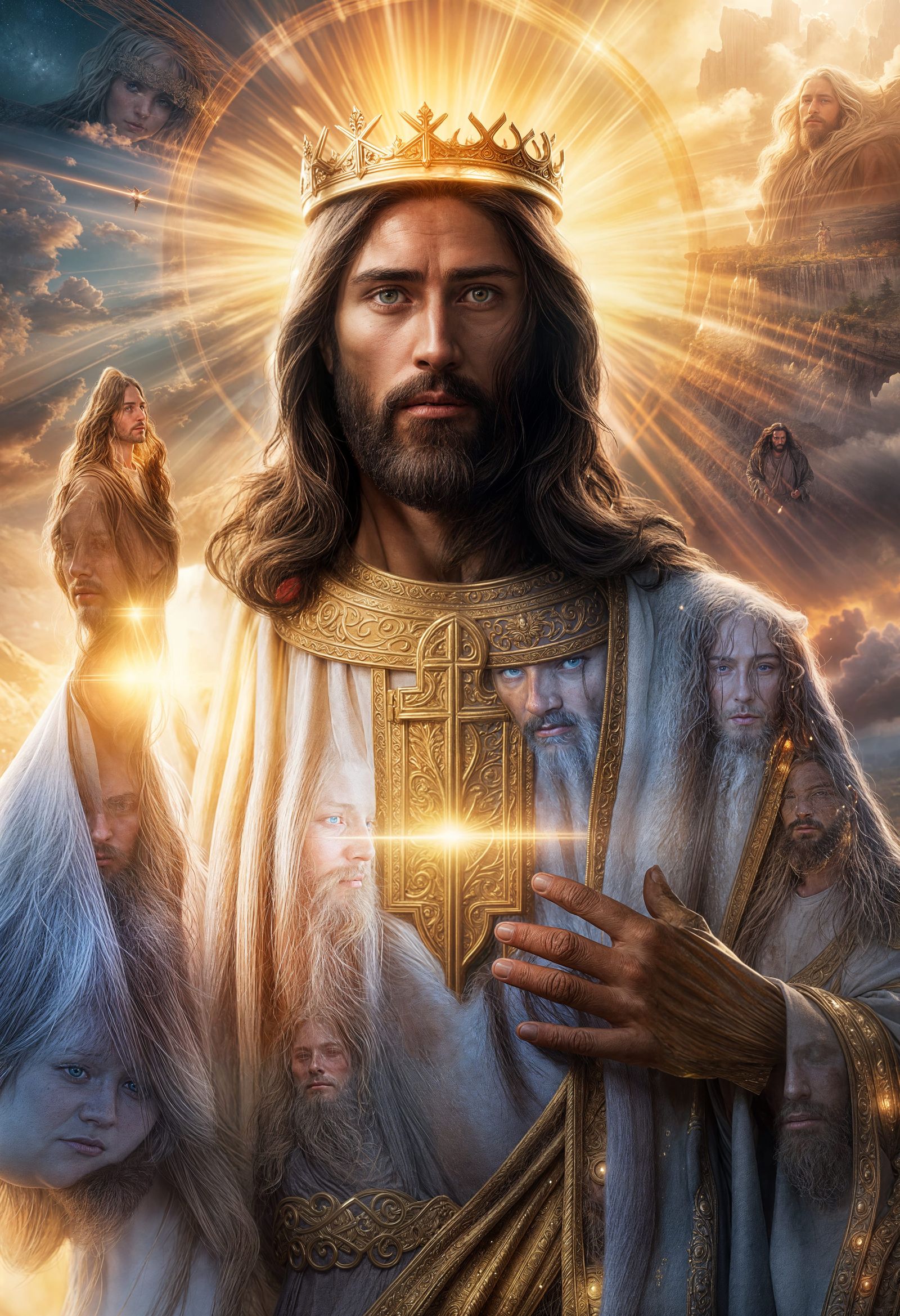 The Creator - The Almighty Christ of Heaven in Hyperrealisti...