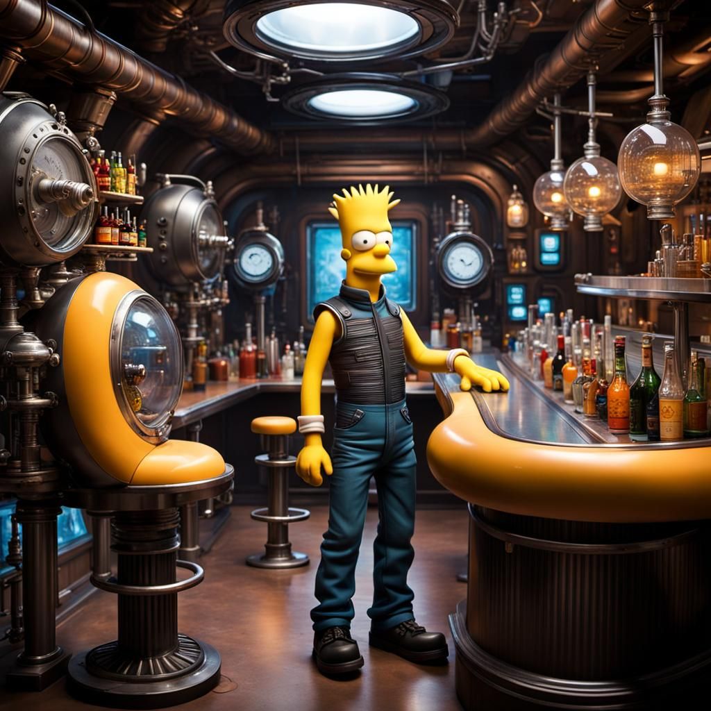 Bart-Ender's Game - AI Generated Artwork - NightCafe Creator