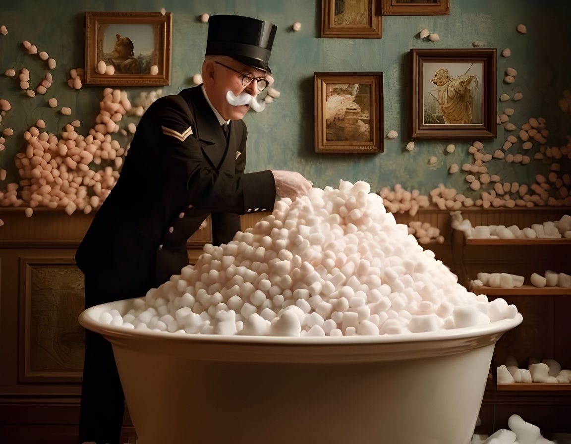 The Belly Button Fluff Collector - for Electra - AI Generated Artwork ...