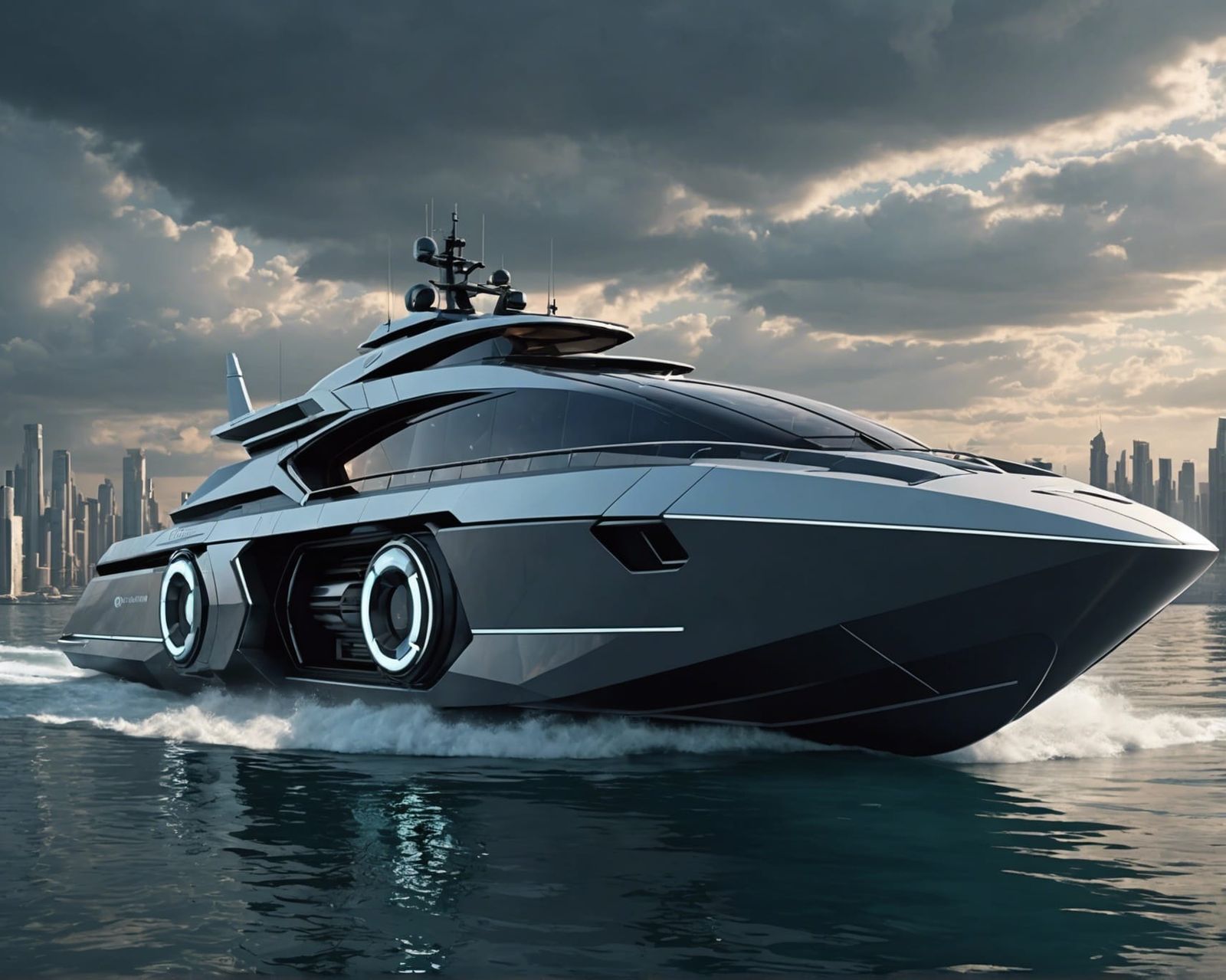 Hyperjet Boat - AI Generated Artwork - NightCafe Creator