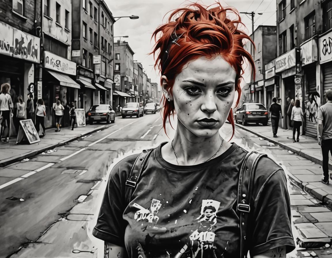 Bad Girl - AI Generated Artwork - NightCafe Creator