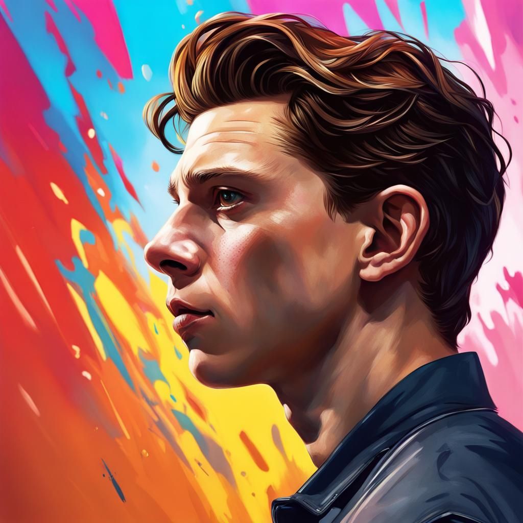 Tom Holland - AI Generated Artwork - NightCafe Creator