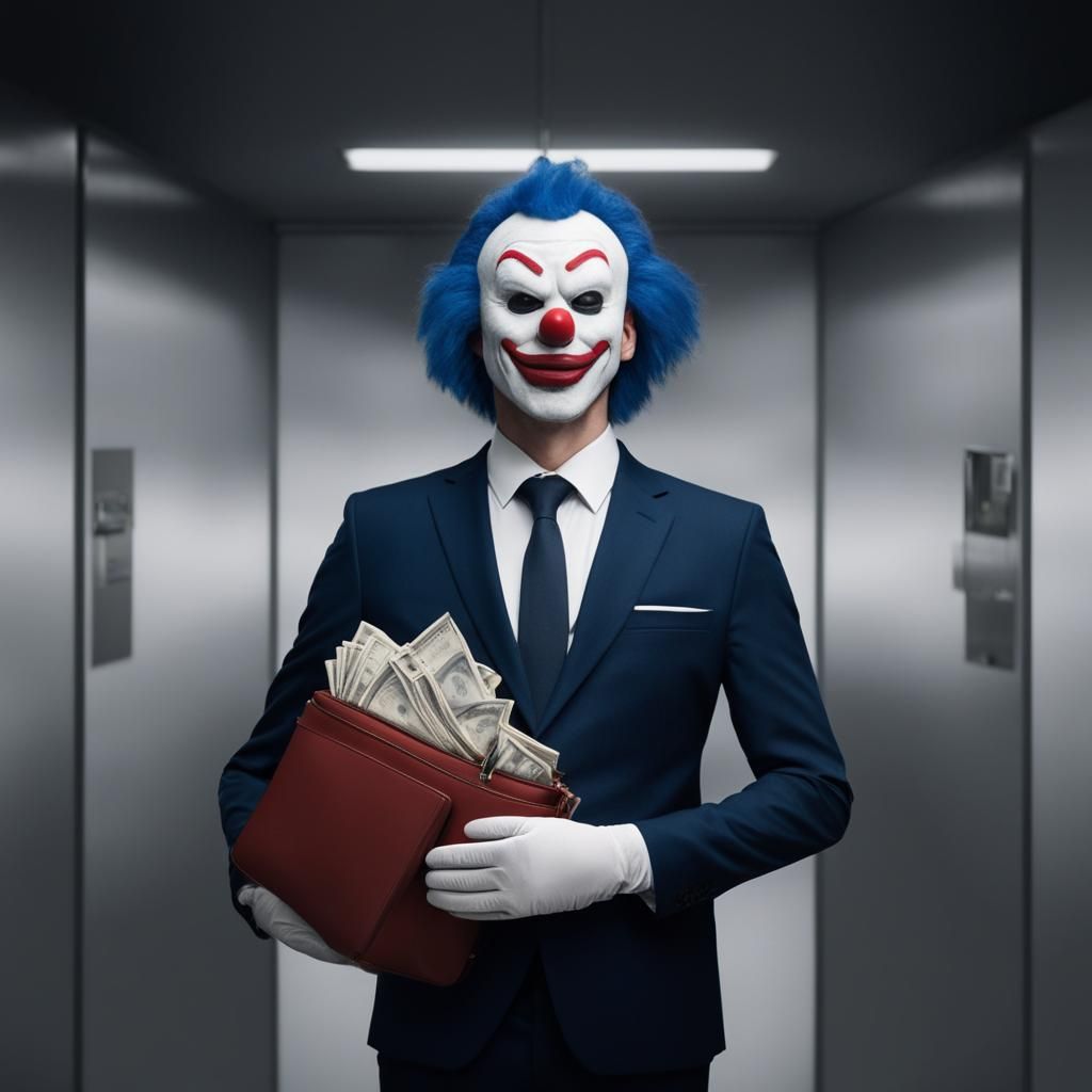 Payday Clown Concept #2 - AI Generated Artwork - NightCafe Creator