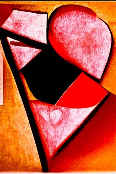 Person in love abstract art geometry - AI Generated Artwork - NightCafe ...