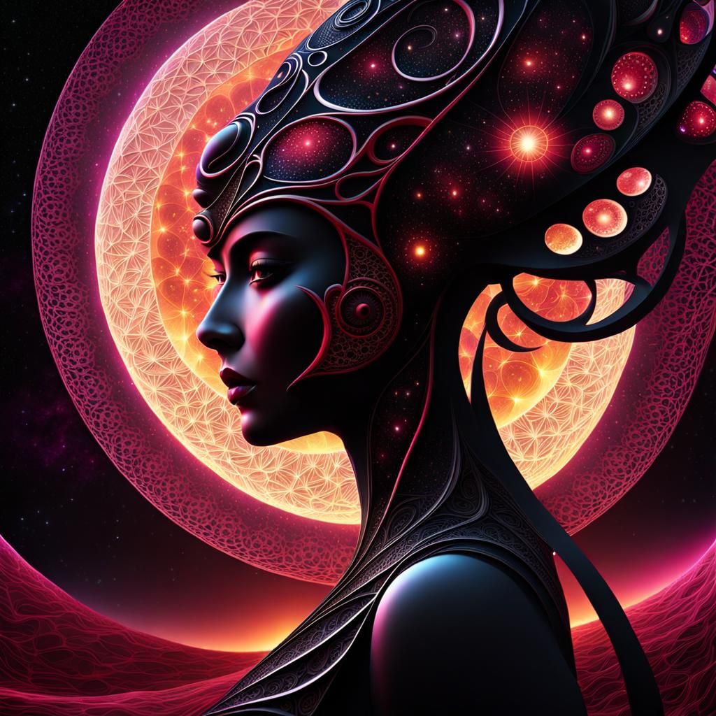 Empress of Infinity - AI Generated Artwork - NightCafe Creator