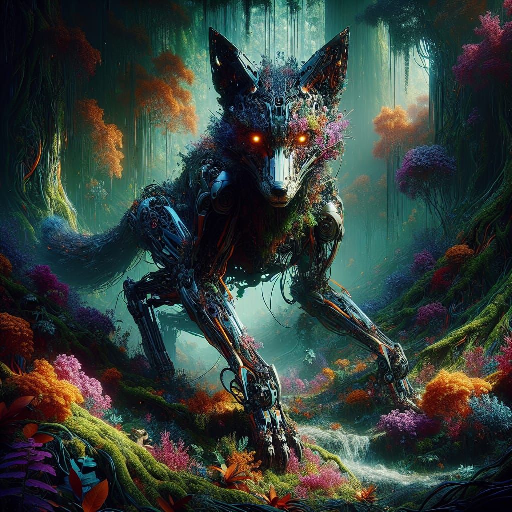Constructed predator - AI Generated Artwork - NightCafe Creator