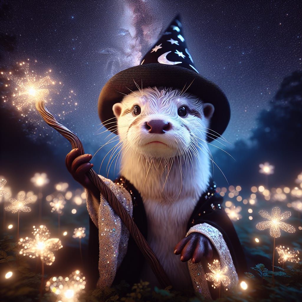 Magic Otter - AI Generated Artwork - NightCafe Creator