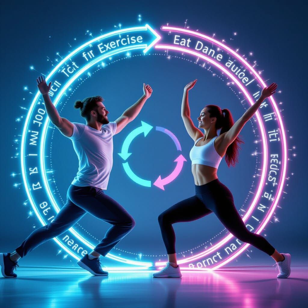 🤸 Couple Exercise! 💕 - Cyclic Activities: Couple's Daily R...