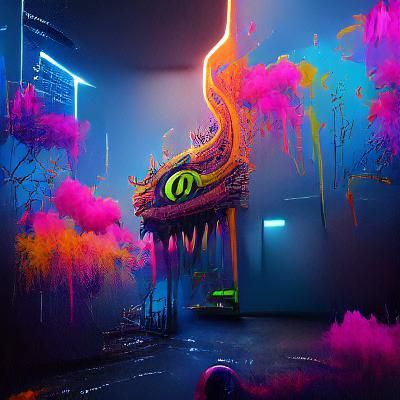 neon monster - AI Generated Artwork - NightCafe Creator