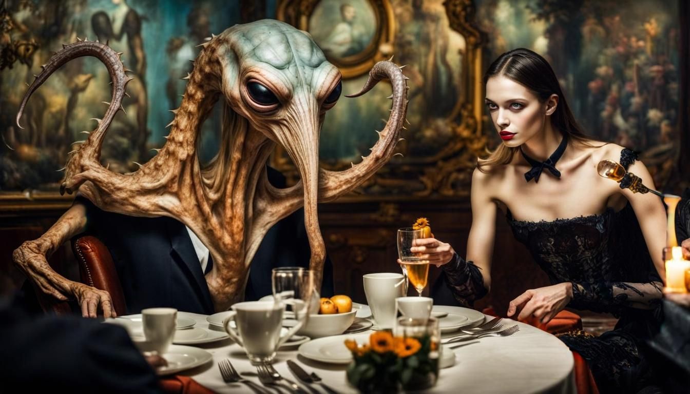 OK so, Wearing Clothes is Hard for this particular Alien... - AI ...