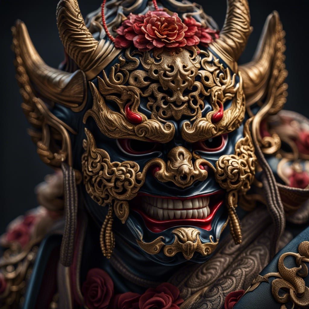 Wraith of the Oni - AI Generated Artwork - NightCafe Creator