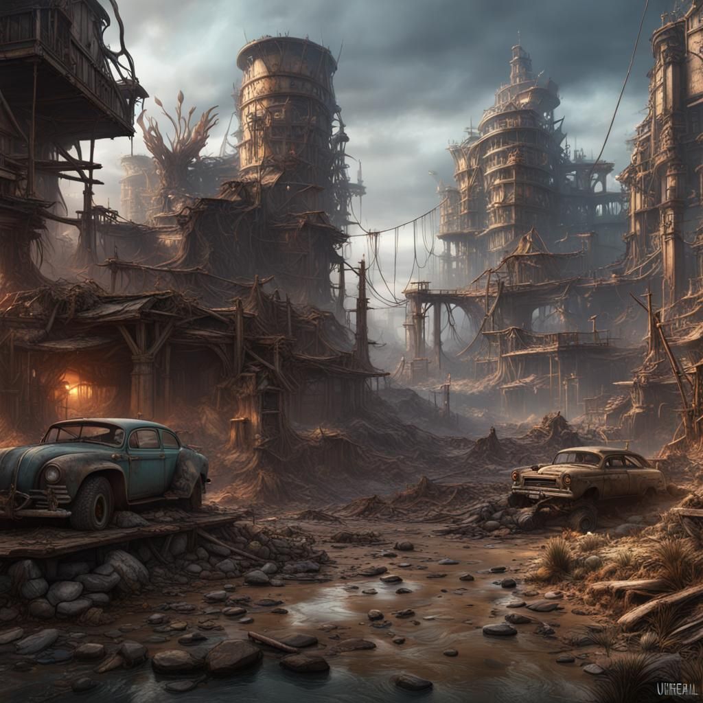 Post Apocalypse - AI Generated Artwork - NightCafe Creator