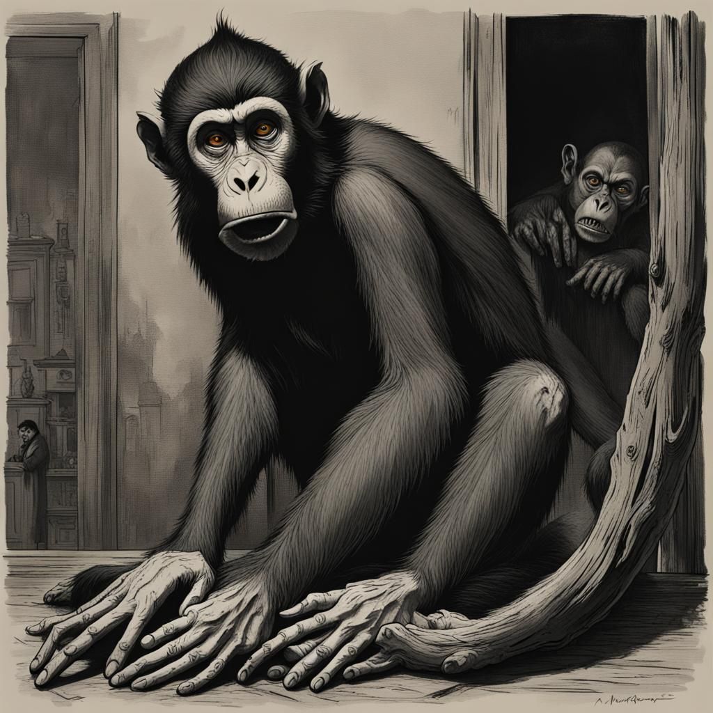 Bad monkeys - AI Generated Artwork - NightCafe Creator