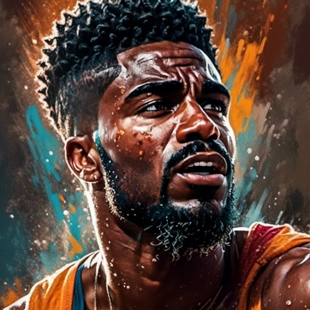 Hyperrealistic, splash art, concept art, close-up portrait of ...