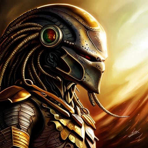 Predator alien - AI Generated Artwork - NightCafe Creator