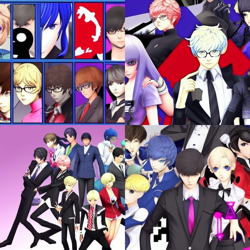 Persona games - AI Generated Artwork - NightCafe Creator