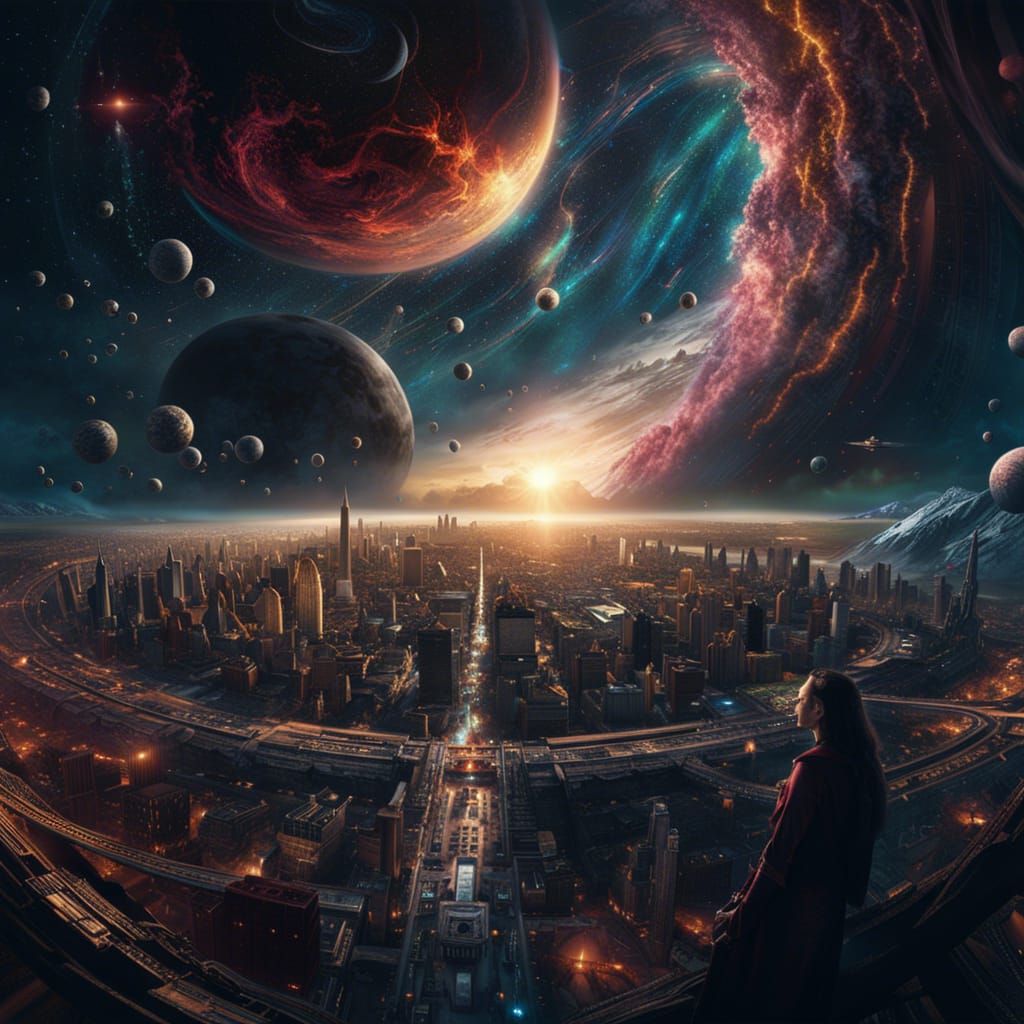 formation of the universe - AI Generated Artwork - NightCafe Creator