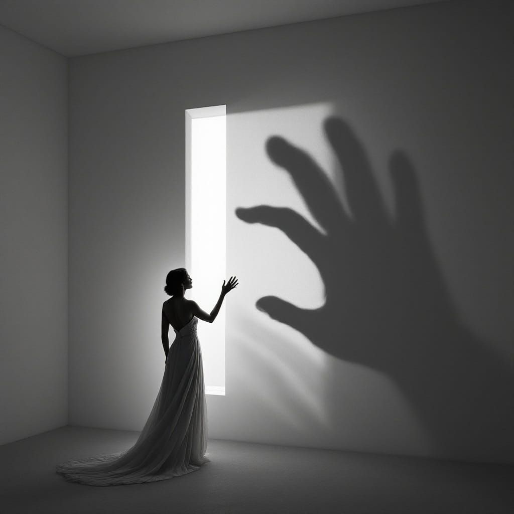 Living shadows, a contact with own shadow- Daily challenge #804 ...