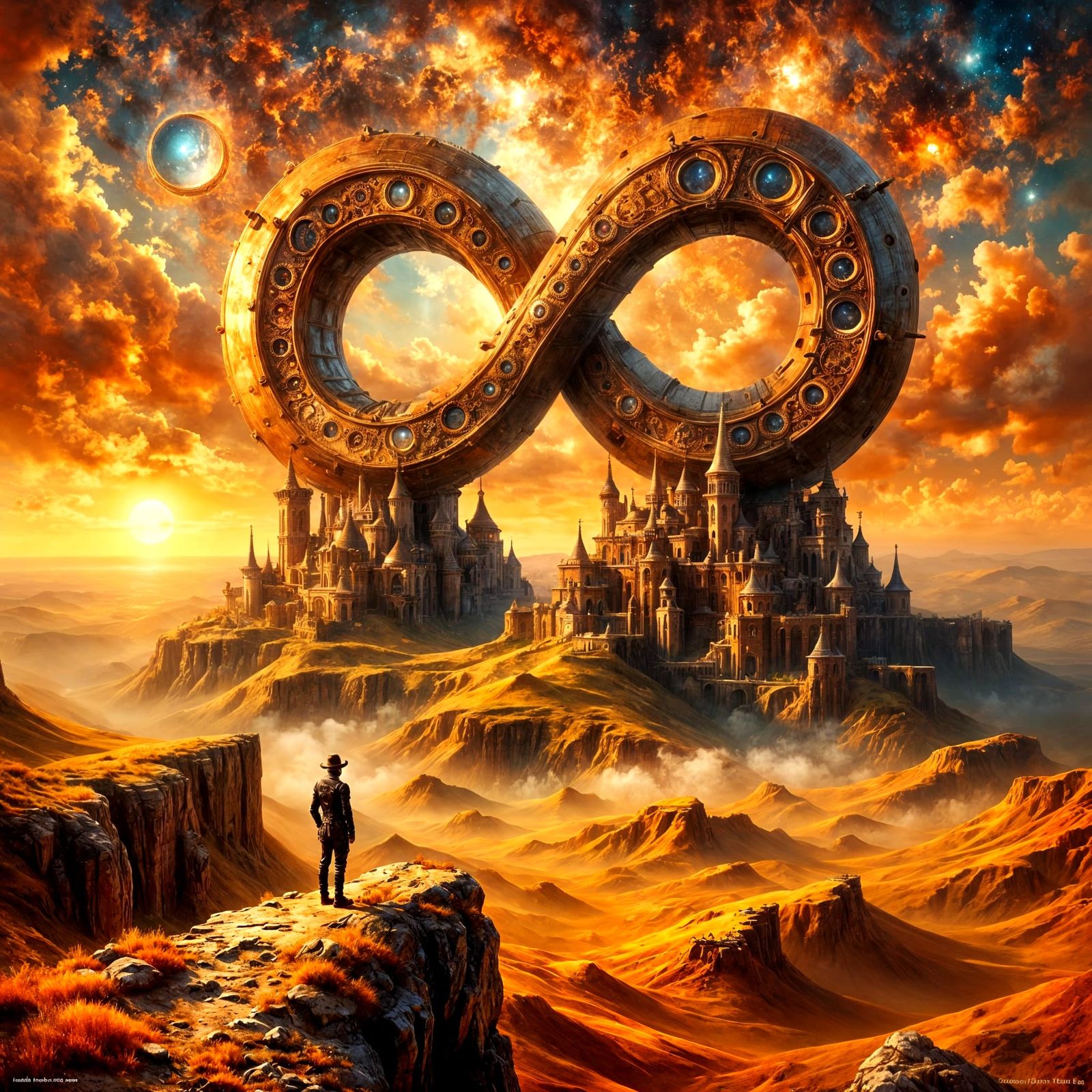 Figure 8 - Ethereal Steampunk Portal in Figure 8 Infinity