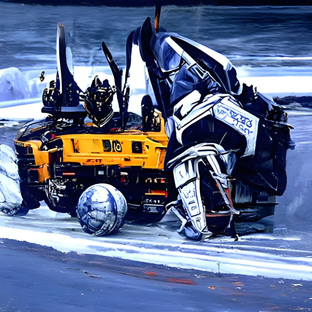 Transformers playing hockey - AI Generated Artwork - NightCafe Creator