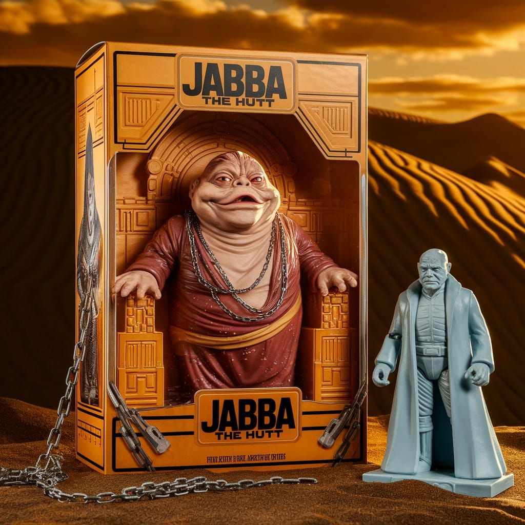 Jabba the Hutt Collectible action figure box