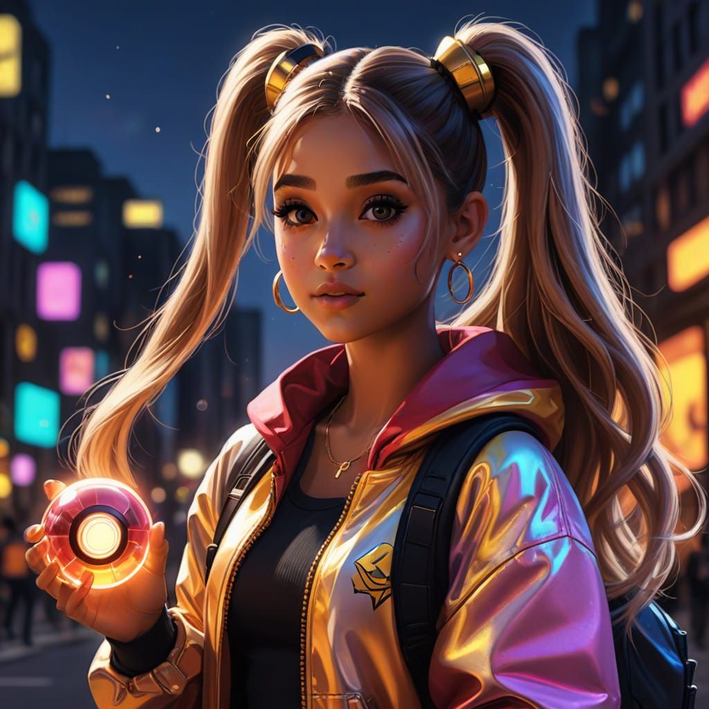 Ariana Grande, Pokemon trainer - Ariana Grande Embarks on a...