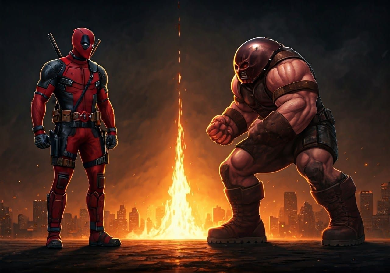 Deadpool VS Juggernaut - Deadpool Battles the Colossal Jugg...