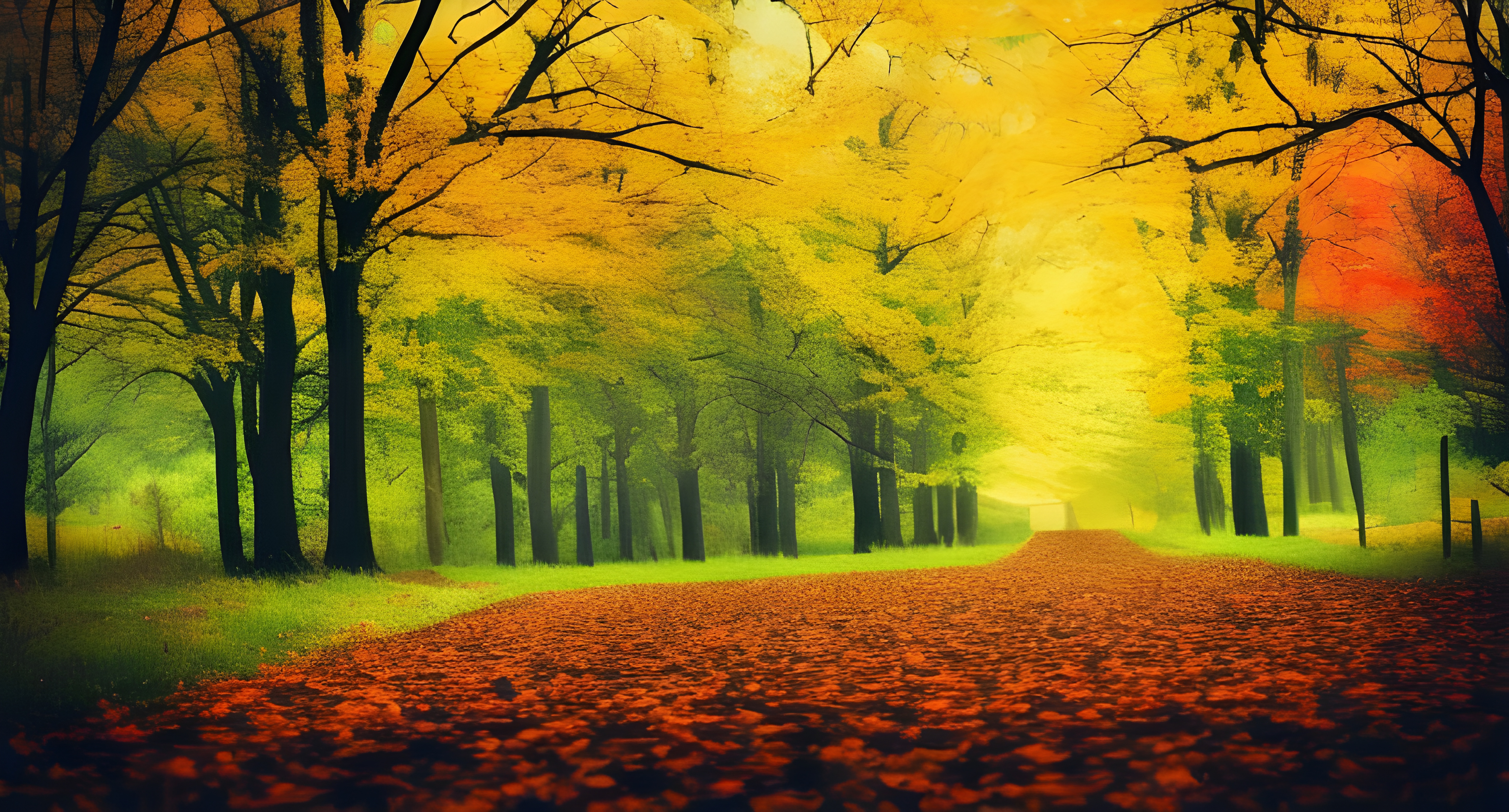 To Summer To Fall Ambient. - AI Generated Artwork - NightCafe Creator