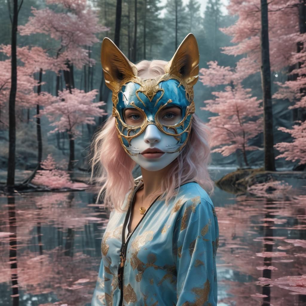 Meeting with she wolf - AI Generated Artwork - NightCafe Creator