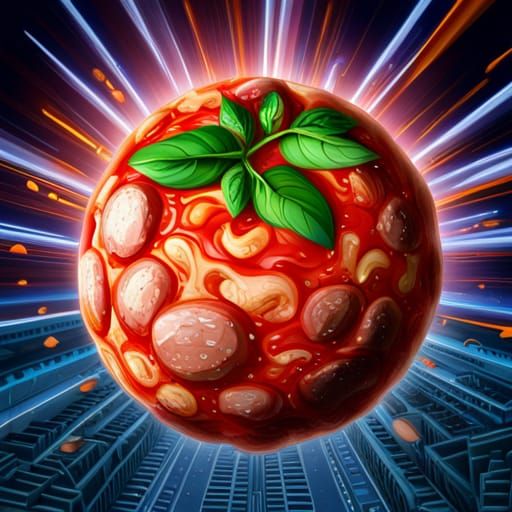 Pizza planet - AI Generated Artwork - NightCafe Creator