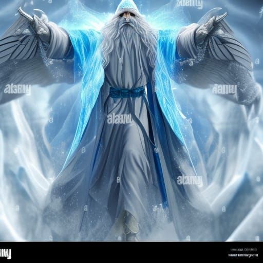 Ice-Wizard - AI Generated Artwork - NightCafe Creator