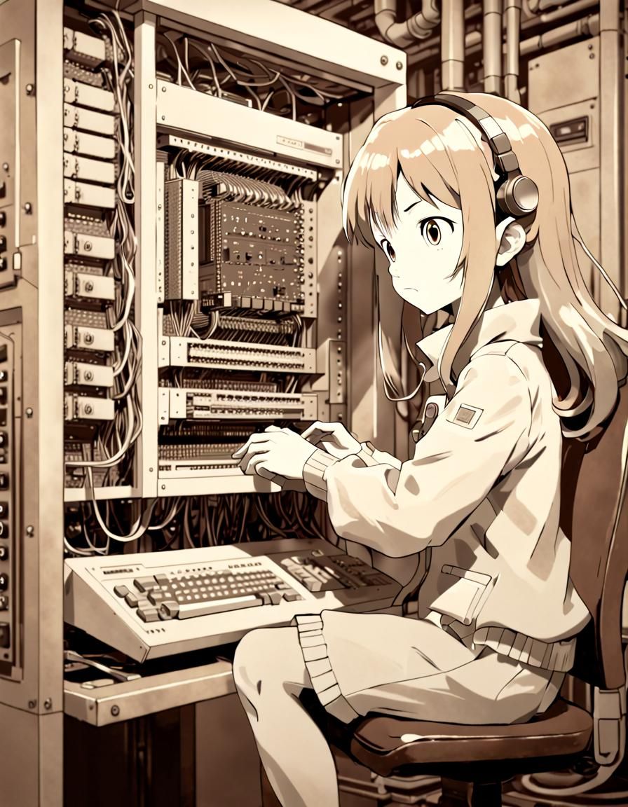 Mainframe Maintenance (BluePencilXL) - AI Generated Artwork - NightCafe ...