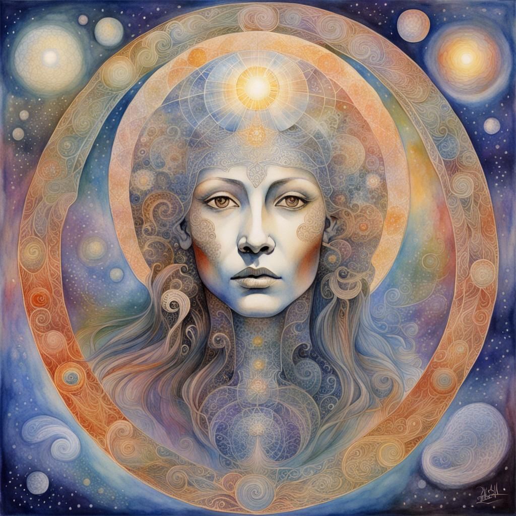 PORTRAIT CLASSICAL, GALACTIC (Multiracial:3) Ghost, SUSAN BOULET ...