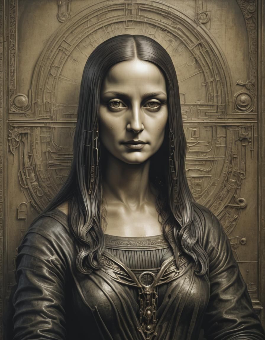 mona lisa alien queen - AI Generated Artwork - NightCafe Creator