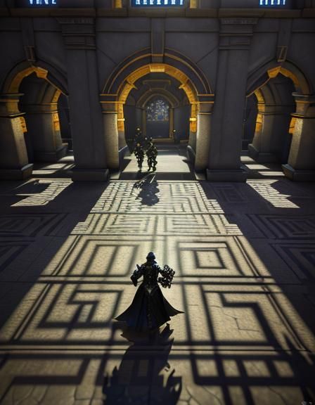 stay in your own shadow to pass the realm of shadows, shadow city ...