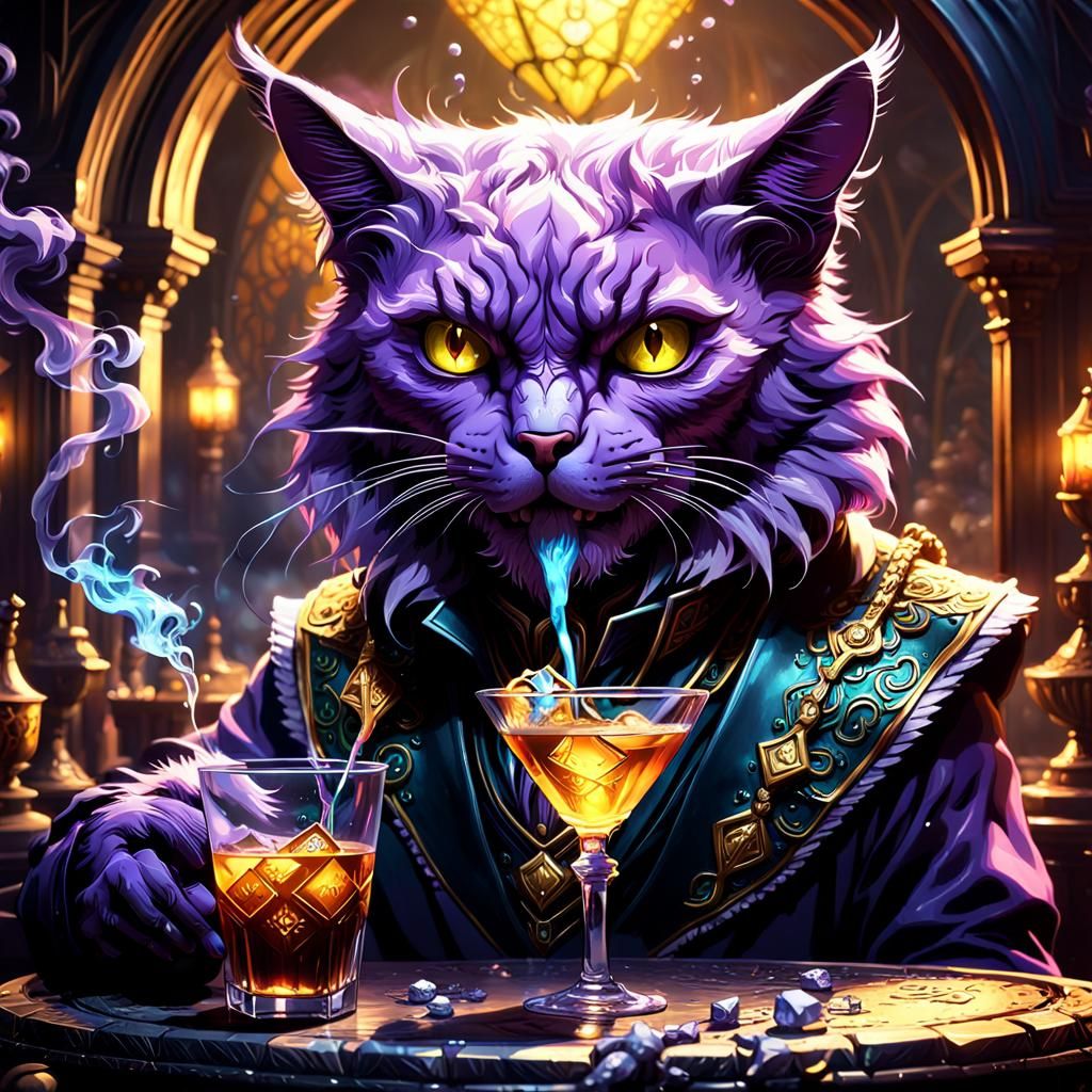 Diamond Cat - AI Generated Artwork - NightCafe Creator