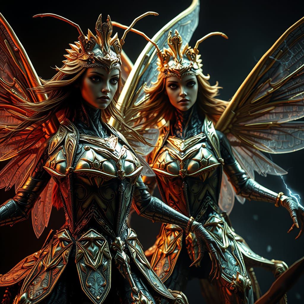 The locust in the Revelation - Celestial Warriors with Meta...