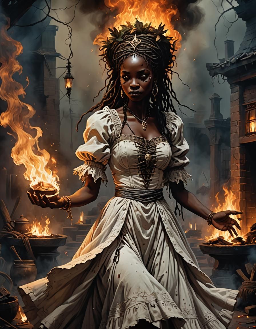 voodoo priestess - AI Generated Artwork - NightCafe Creator