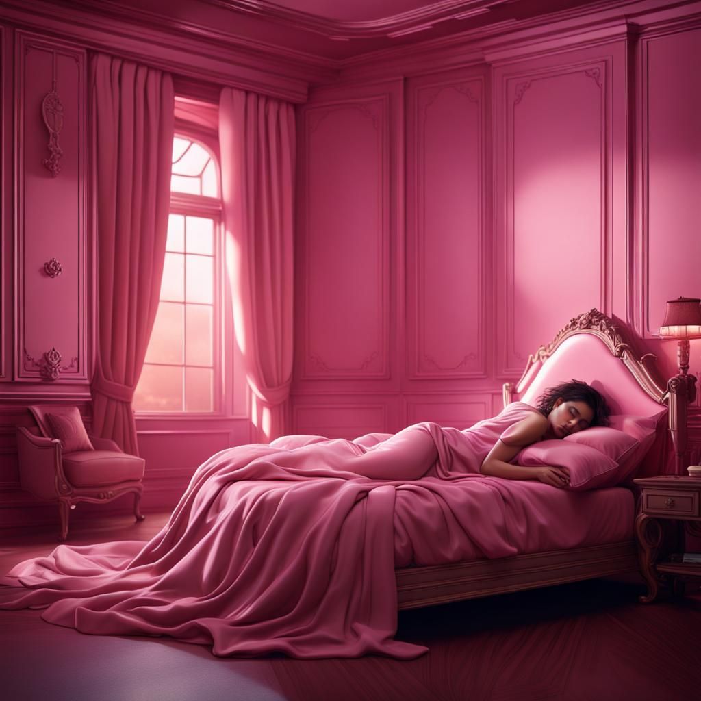 Nights in pink satin - AI Generated Artwork - NightCafe Creator