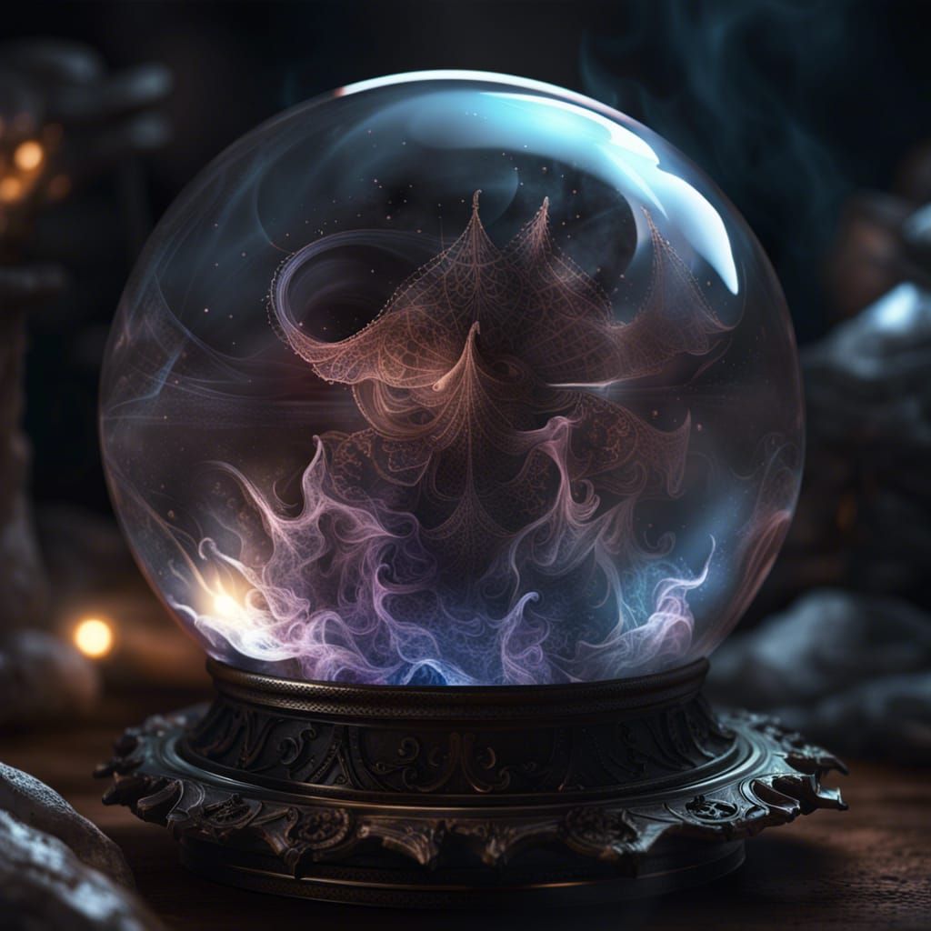 the crystal ball - AI Generated Artwork - NightCafe Creator