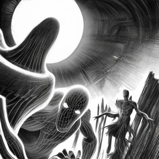 Ditko explores the unknown - AI Generated Artwork - NightCafe Creator