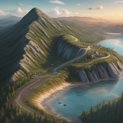 new pubg map - Realistic 8K Landscape Art: Lush Forests and ...