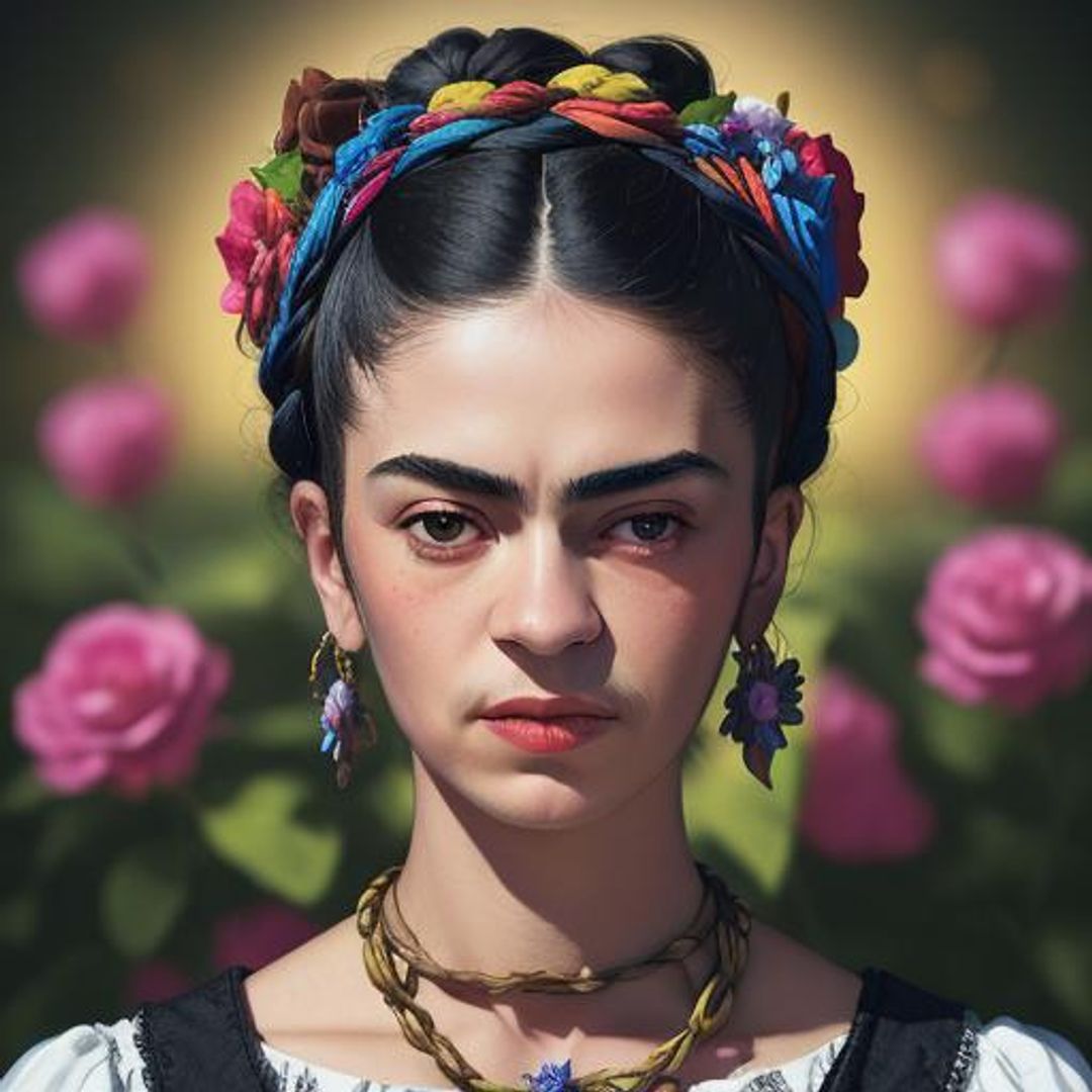 Portrait of frida kahlo - AI Generated Artwork - NightCafe Creator