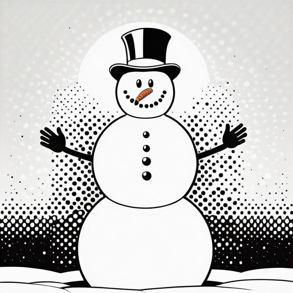 Snowman - AI Generated Artwork - NightCafe Creator