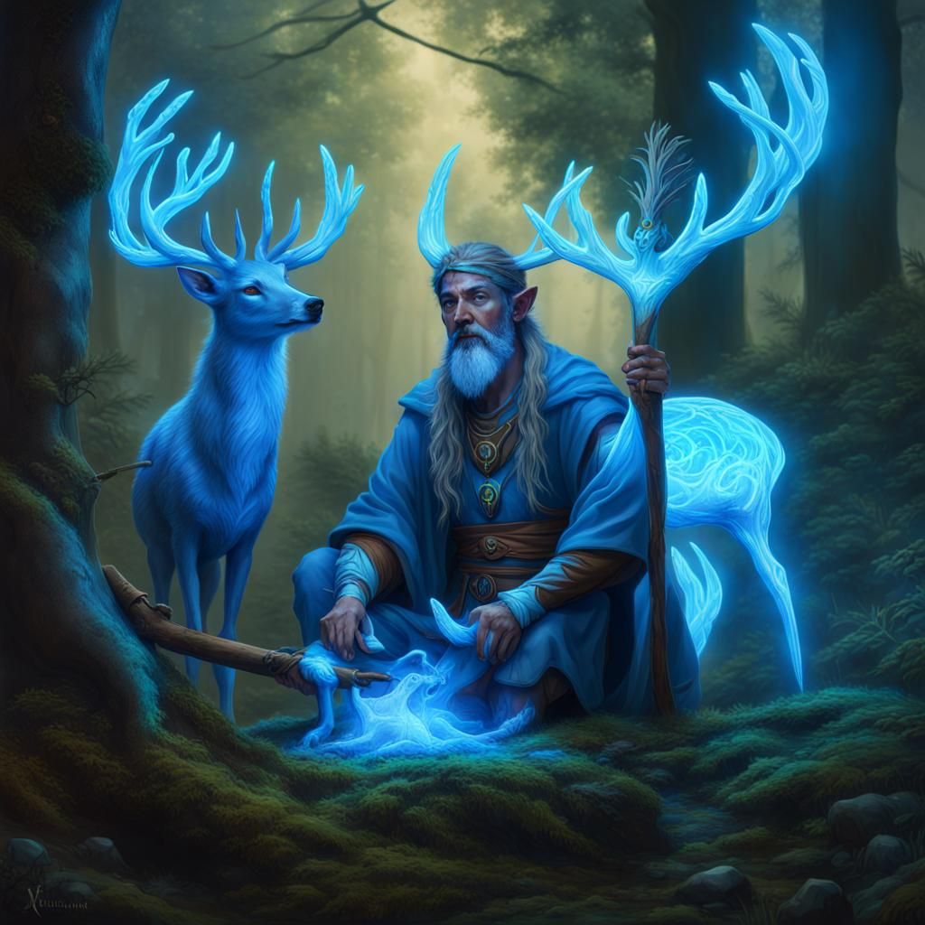 Druid healer V5 - AI Generated Artwork - NightCafe Creator