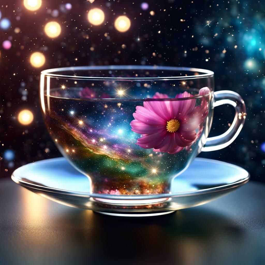 Cosmic Tea v1 - AI Generated Artwork - NightCafe Creator