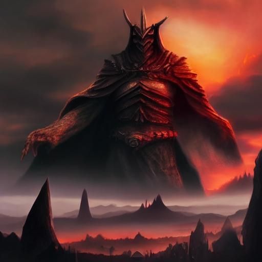 Evolving with StableDiffusion: Sauron - AI Generated Artwork ...