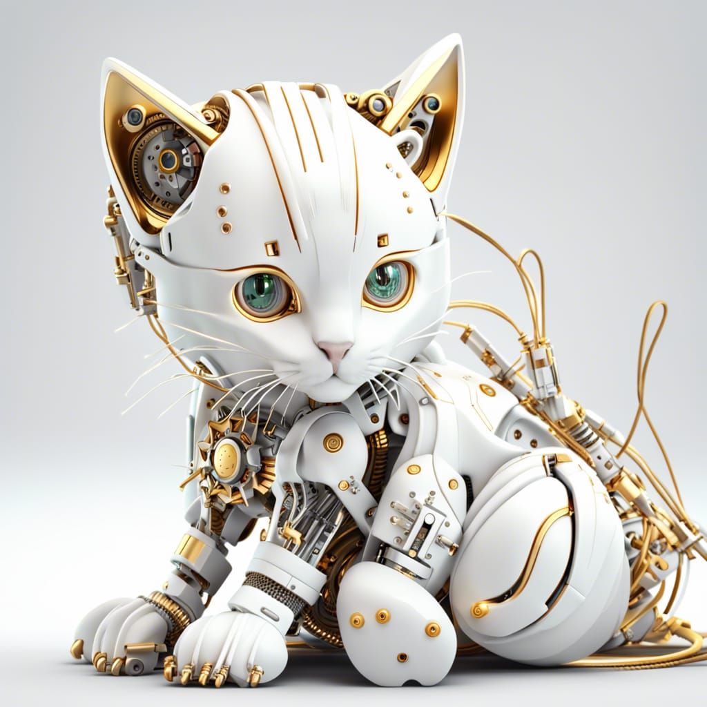 Cat-bot - AI Generated Artwork - NightCafe Creator