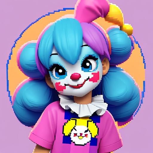 cute bunny clown. clown makeup. jester costume.pastel pink and pastel ...