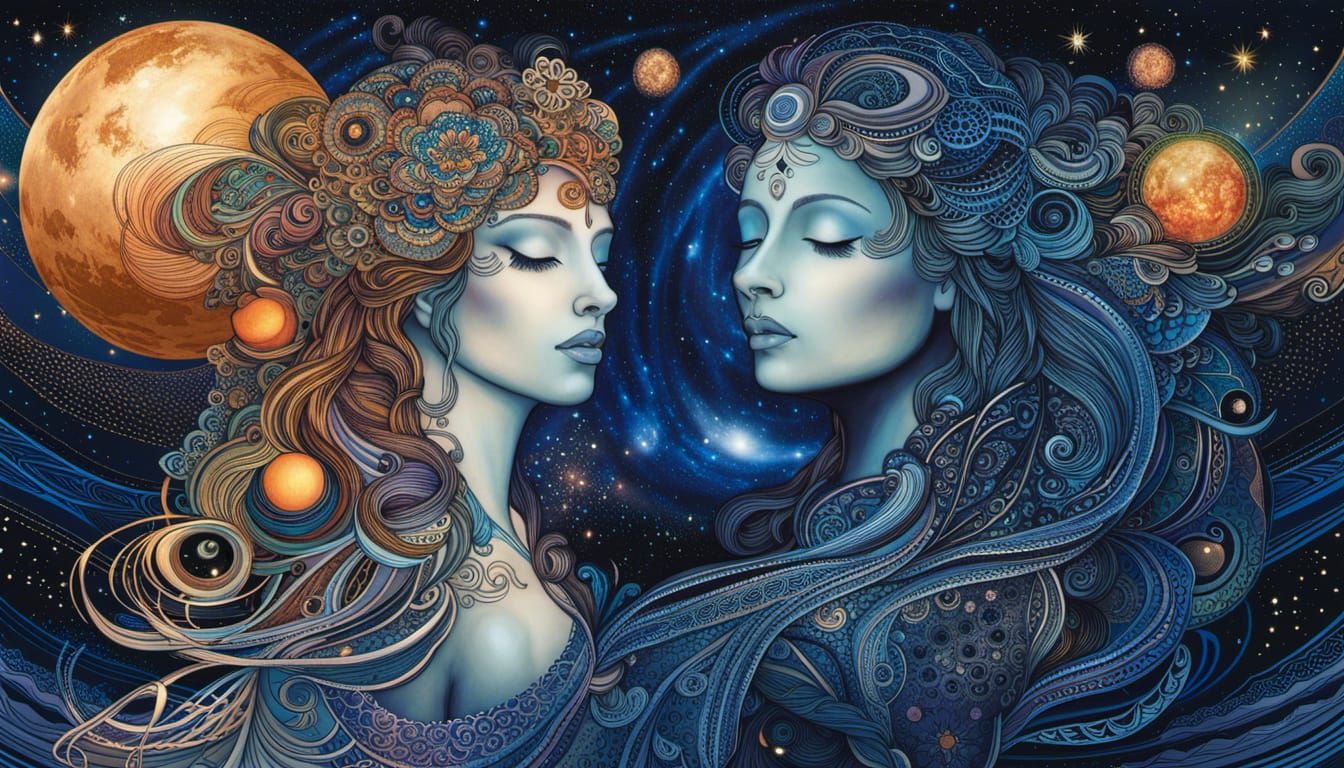 Eternity and Infinity - AI Generated Artwork - NightCafe Creator